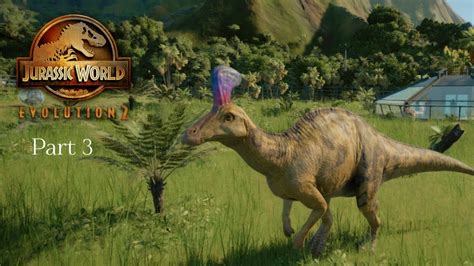 The Tsintaosaurus Jurassic World Evolution 2 Part 3 Youtube