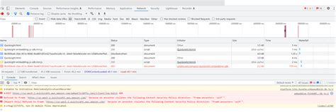 refuse to connect frame url exception frame ancestors self using