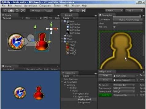 Unity D NGUI Progress Bar Cool Down Skill Button YouTube