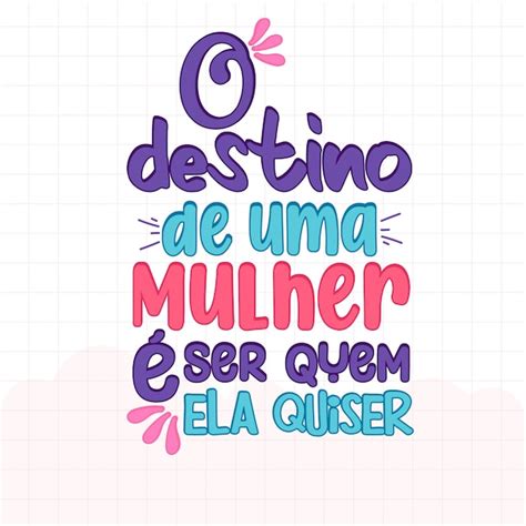 Frases Inspiradoras Para El Dia Internacional De Mujer Vector Premium