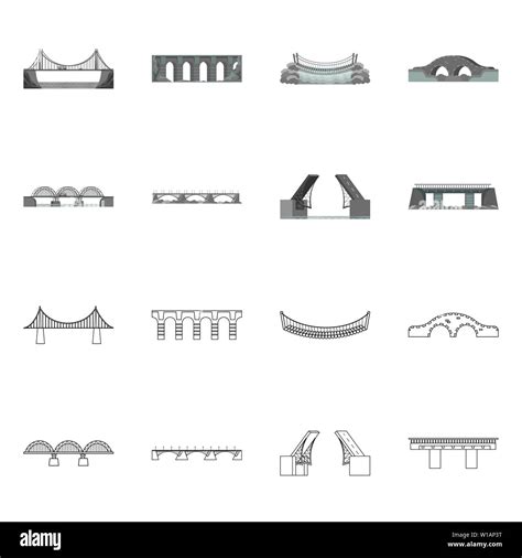 Isolated Object Of Connection And Design Logo Set Of Connection And