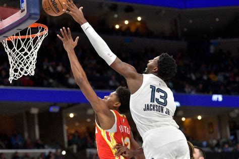 Jaren Jackson Jr Has Career High Eight Blocks As Grizzlies Beat Hawks