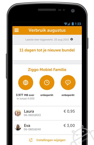 Ziggo Mobiel Nieuwe App Geeft Je Inzicht In Verbruik