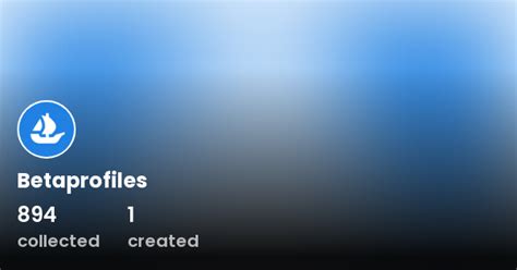 Betaprofiles - Profile | OpenSea