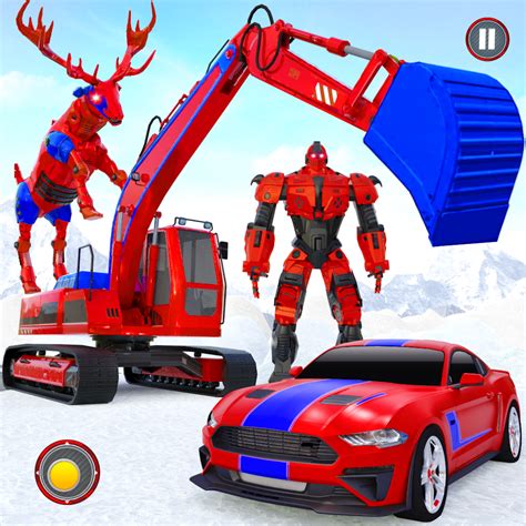Android Snow Excavator Deer Robot Car Apk
