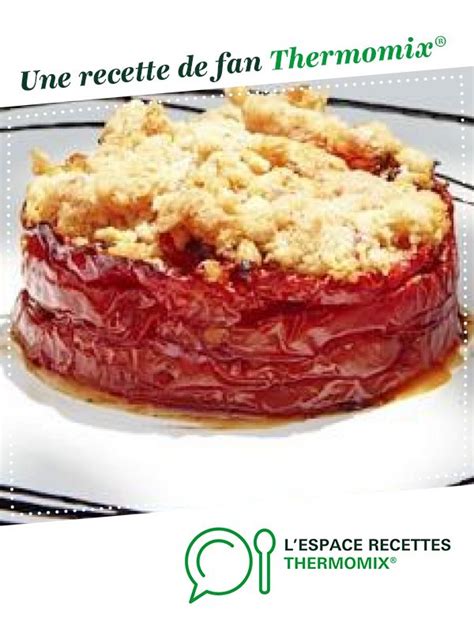Crumble De Tomates Au Parmesan Recette Idee Recette Thermomix