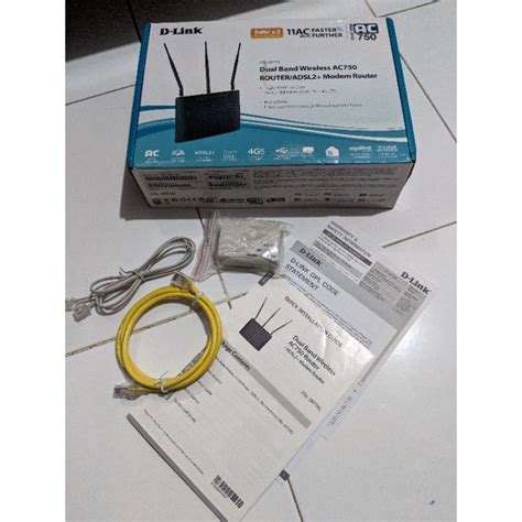 Jual Modem Router ADSL2 D Link DSL 2877AL Shopee Indonesia