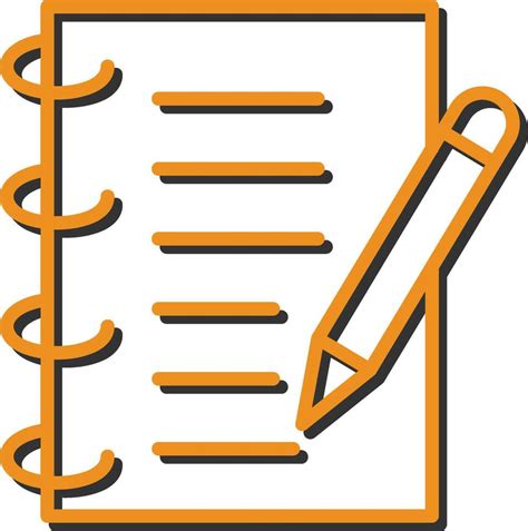 Spring Notebook Vector Icon 41792620 Vector Art At Vecteezy