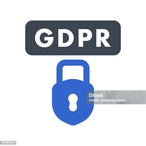 Gdpr 鎖定圖示向量圖形及更多一般資料保護規範圖片 一般資料保護規範 保安 保護 Istock