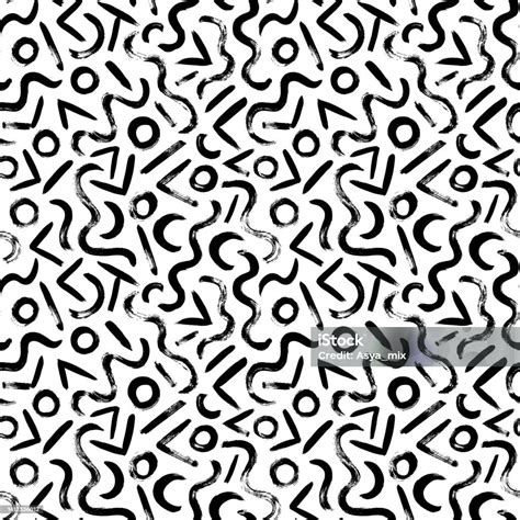 シンプルな幾何学図形ベクトルシームレスパターン ブラシストロークのベクターアート素材や画像を多数ご用意 ブラシストローク 頚部細胞