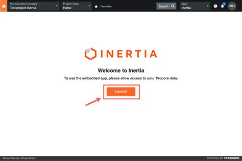 Installing The Inertia Integration For Your Procore Account As A Custom App Inertia
