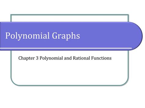 34 Polynomial Functions And Their Graphs Pdf Computing Technology And Computing