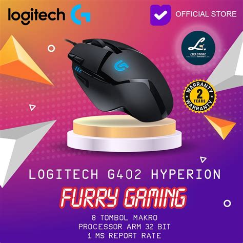 Mouse Logitech G402 Hyperion Fury Gaming Lazada Indonesia