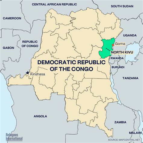 Eastern Drc Map