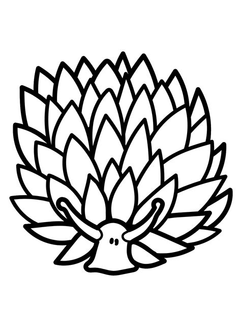Leaf Slug Coloring Page Free Printable Coloring Pages