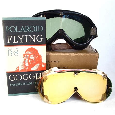 Usaaf Type B 8 Flying Goggles Boxed