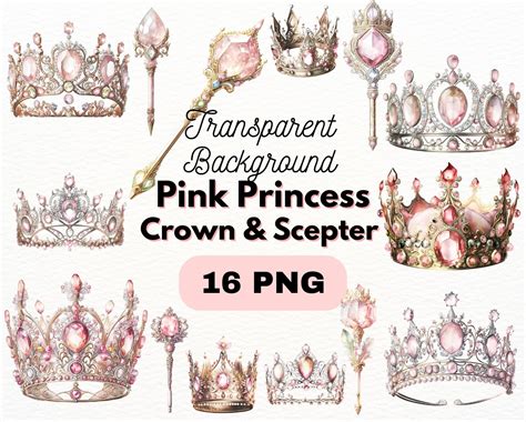 Transparent Princess Crown