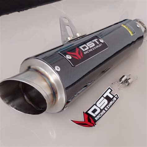 Jual Knalpot Racing Original DST Racing M Carbon Long Inlet Mm Kab Purbalingga DST
