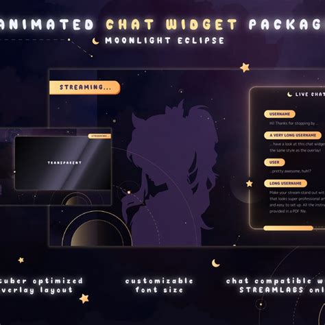 Vtuber Chat Box Etsy