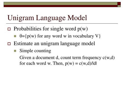 Ppt Language Modeling Approaches For Information Retrieval Powerpoint Presentation Id288619