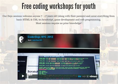 Coder Dojo In New York City Uses Nclab
