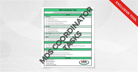 CAA Checklist My MDS Expert