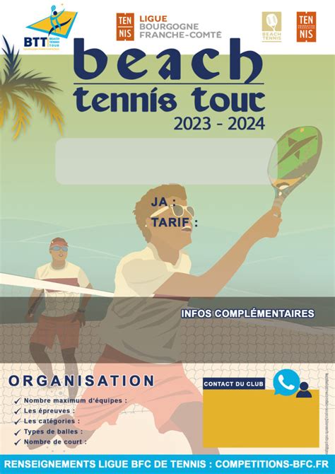Beach Tennis Tour Ligue Bfc De Tennis