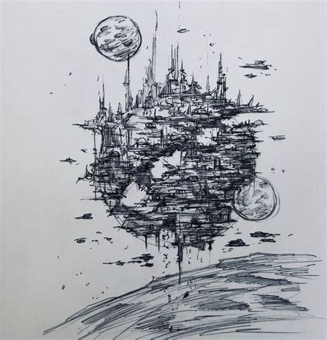 Pin By King J On Art N Stuff In Planet Drawing Space Drawings Spaceship Art