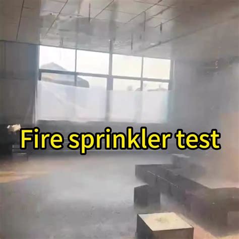 郑明明 On Linkedin Fire Sprinkler Testing Firesprinkler Firefighting