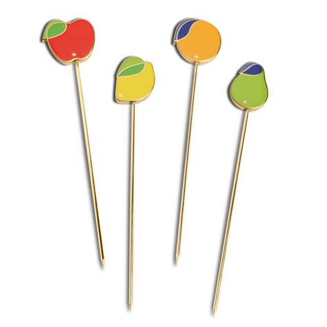 Fruit Cocktail Picks Set Of 4 Party Accessories By Octaevo Octaevo
