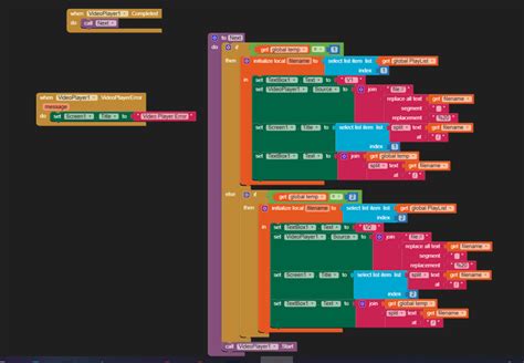 create a list of videos and play any one mit app inventor help mit