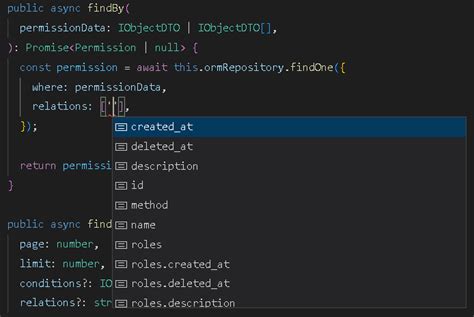 Typing Findoptionsrelations To Improve The User Experience · Issue