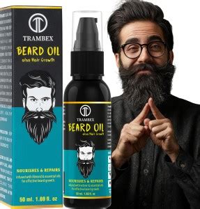 Trambex Pure Beard Growth Hair Oil 100 Natural Oil Used Beard Oil 50