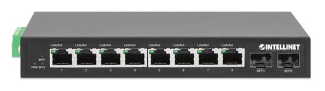 Intellinet Industrial 8 Port Gigabit Ethernet Switch Firefold