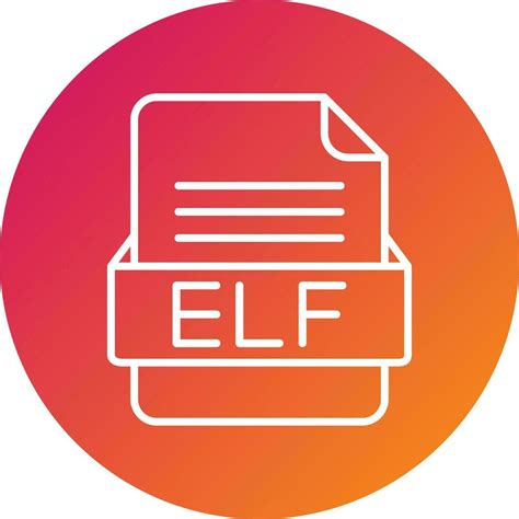 elf file format vector icon 29463331 vector art at vecteezy