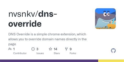 github nvsnkv dns override dns override is a simple chrome extension