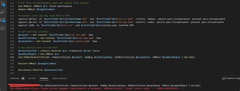 error replacing esxi ssl certificates and key with powercli automation
