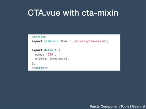 vue js component tools ppt