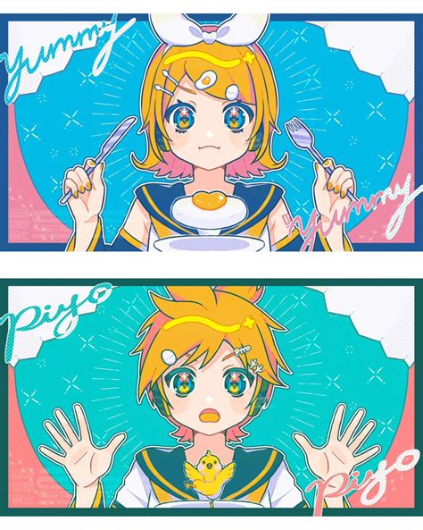「🧡🍳🥚🐥💛 鏡音リン 鏡音レン 」87saku🌸の漫画
