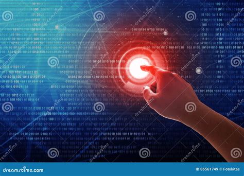 Touch Screen Technology Stock Image Image Of Computer 86561749