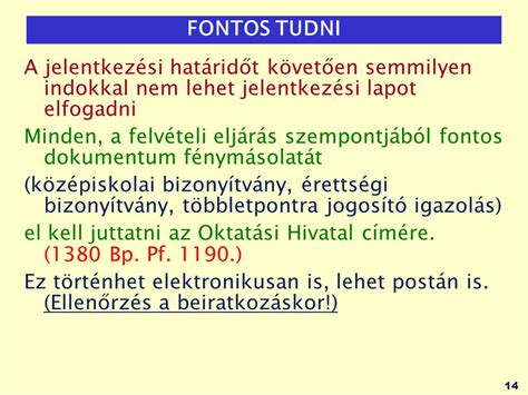 A bolognai folyamat és a felsőoktatási felvételi 2016 Batthyány Kázmér
