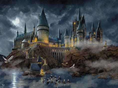 Ceaco Thomas Kinkade Harry Potter Hogwarts Castle 1500 Piece