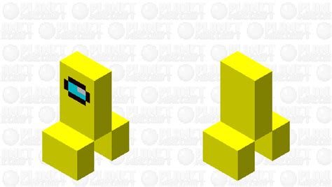 Sussy Creeper Yellow Minecraft Mob Skin