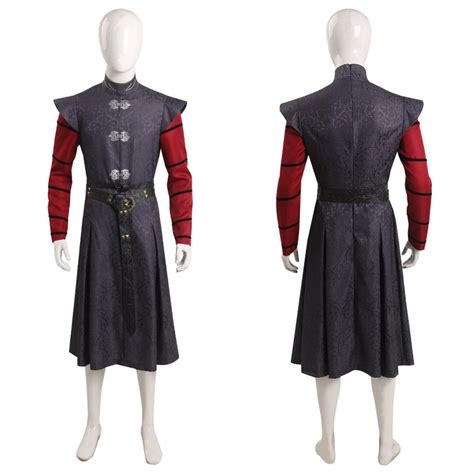 Adult House Of The Dragon Daemon Targaryen Cosplay Costume Coat Outf