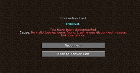 Why Does This Message Keep Popping Up When I Try To Join My Server R Minehut