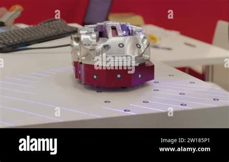 Manual Scanning Detail By 3d Scanner On Laboratory Table With Computer