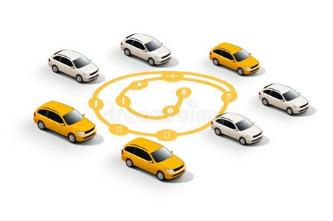 Illustrative Route Map Depicting Travel Path From Point A To Point B