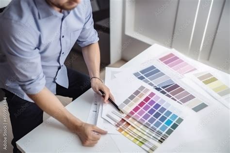 Woman Sample Color Palette Selection Choice Design Project Designer Swatch Interior Generative