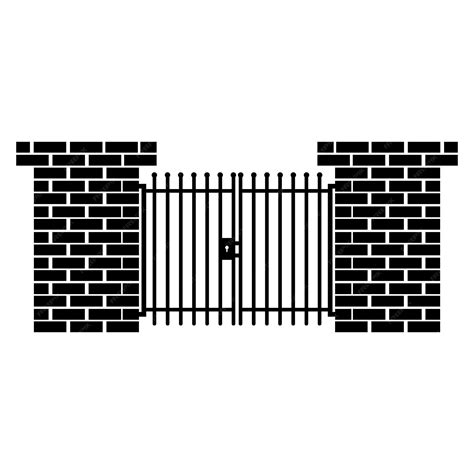 Premium Vector Gate Icon