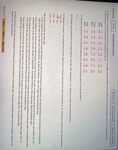 Solved 4 8 Points Details Devorestat9 121014 My